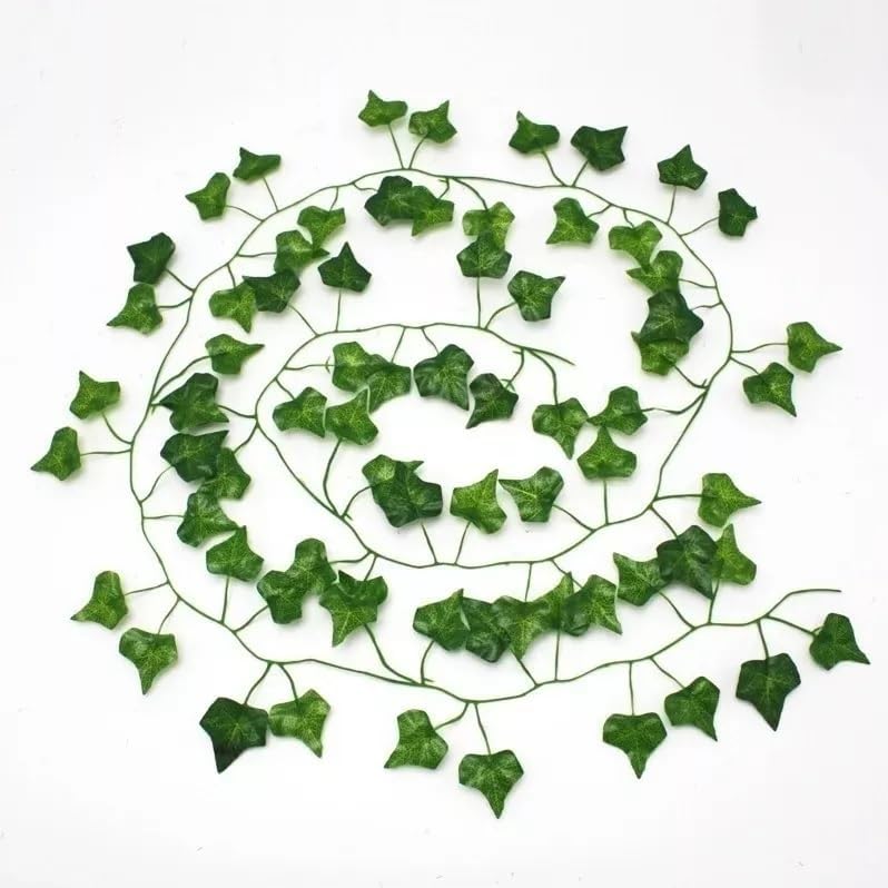 Corrente De Hera Artificial Realista 2 Metros - Estante Para Plantas